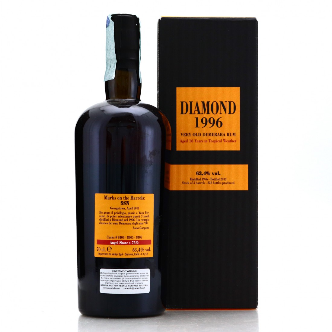 Diamond SSN 1996 Velier 16 Year Old | Rum Auctioneer