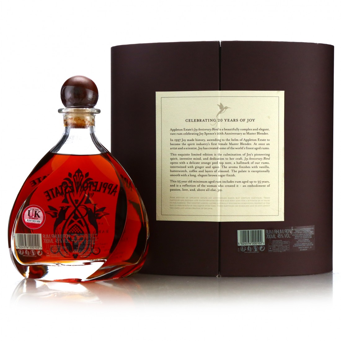 Appleton Estate Joy 25 Year Old / 20th Anniversary Blend | Rum Auctioneer