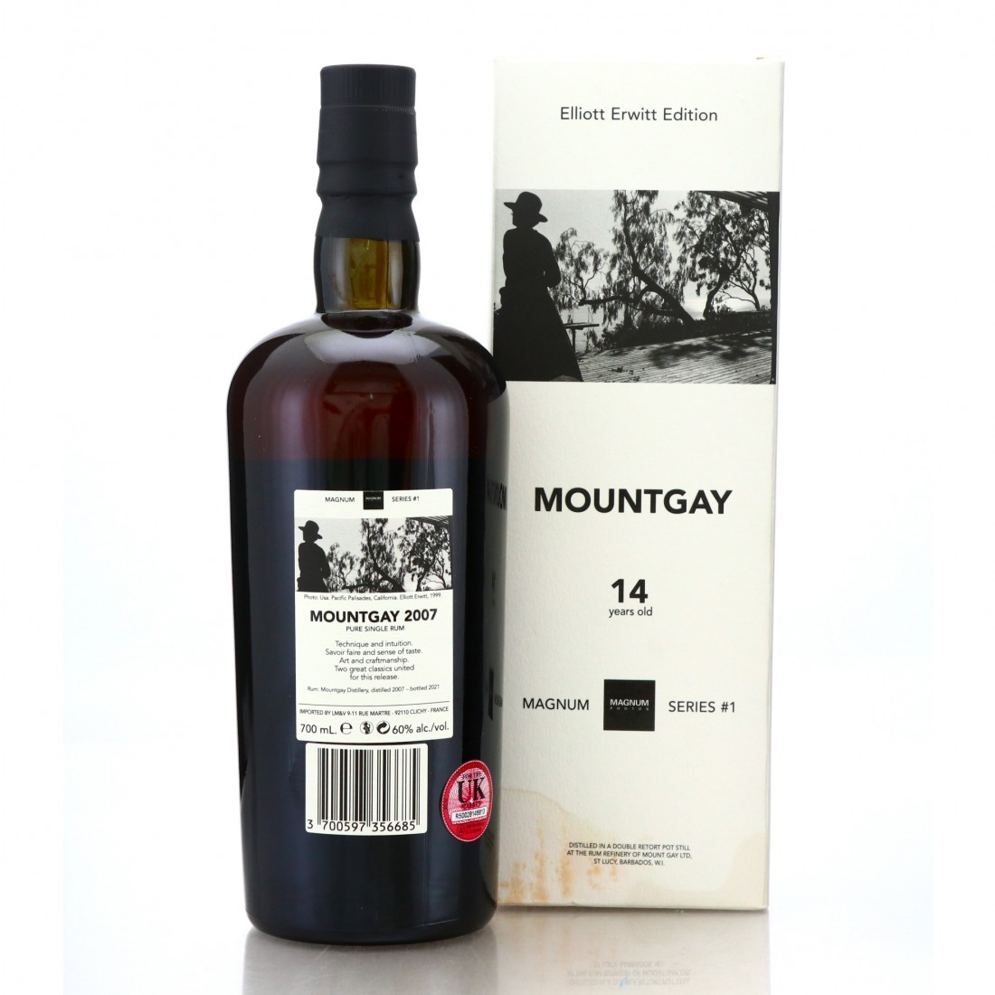 Mount Gay 2007 Velier 14 Year Old Magnum Series #1 / Elliott Erwitt ...