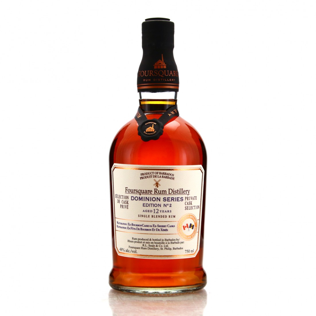 Foursquare 12 Year Old Private Cask Selection 75cl / Dominion Series ...
