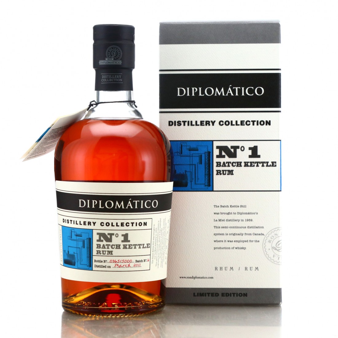 Diplomatico 2011 Distillery Collection No.1 / Batch Kettle Rum | Rum ...