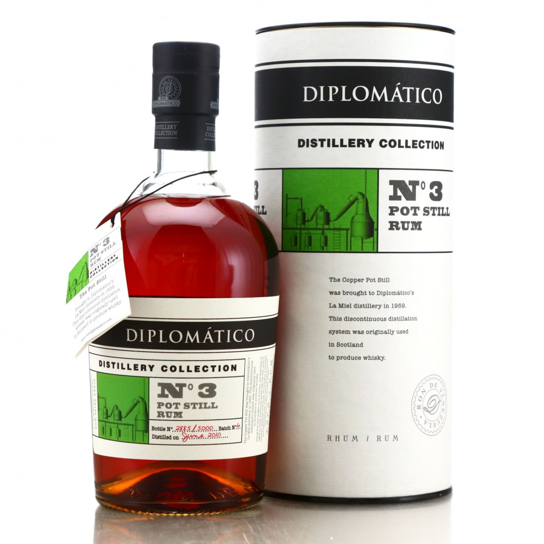Diplomatico 2010 Distillery Collection No.3 / Pot Still Rum | Rum ...
