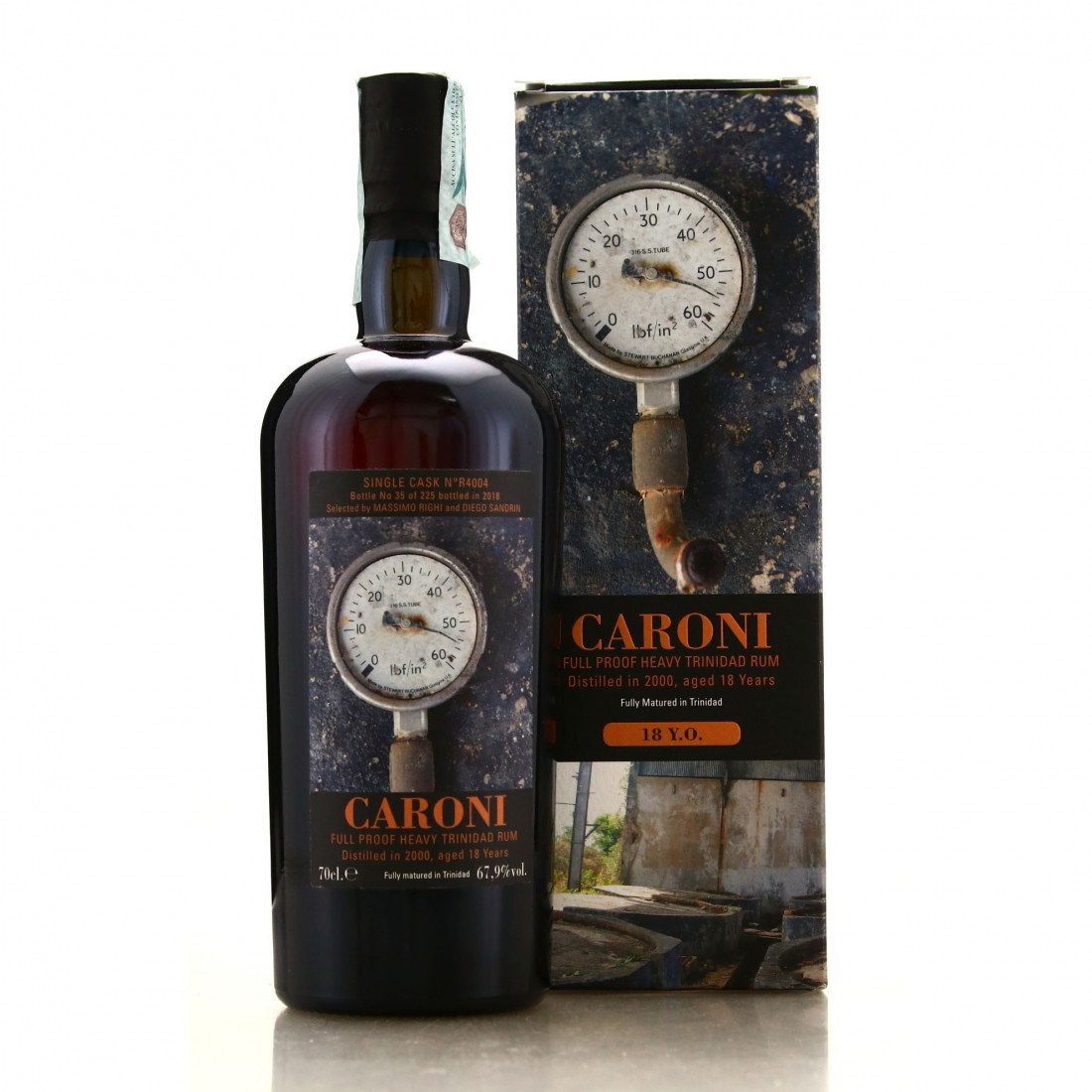 Caroni 2000 Velier 18 Year Old Single Cask Heavy #R4004 / Whisky ...