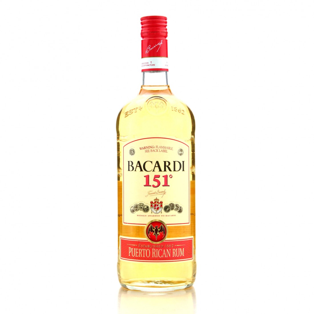 Bacardi 151 Proof 1 Litre / US Import | Rum Auctioneer
