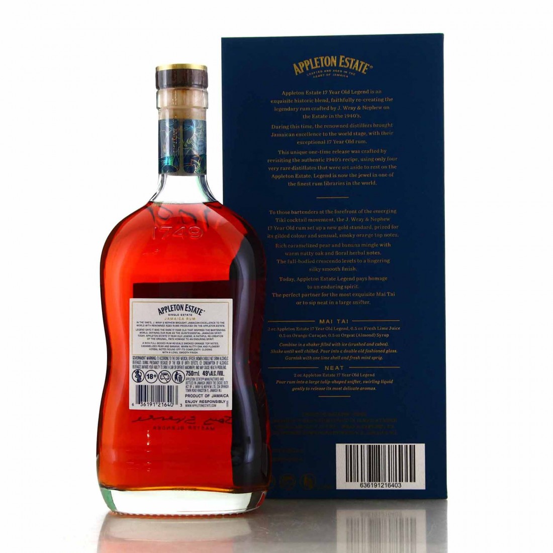 Appleton Estate 2005 Legend 17 Year Old 75cl / US Import | Rum Auctioneer