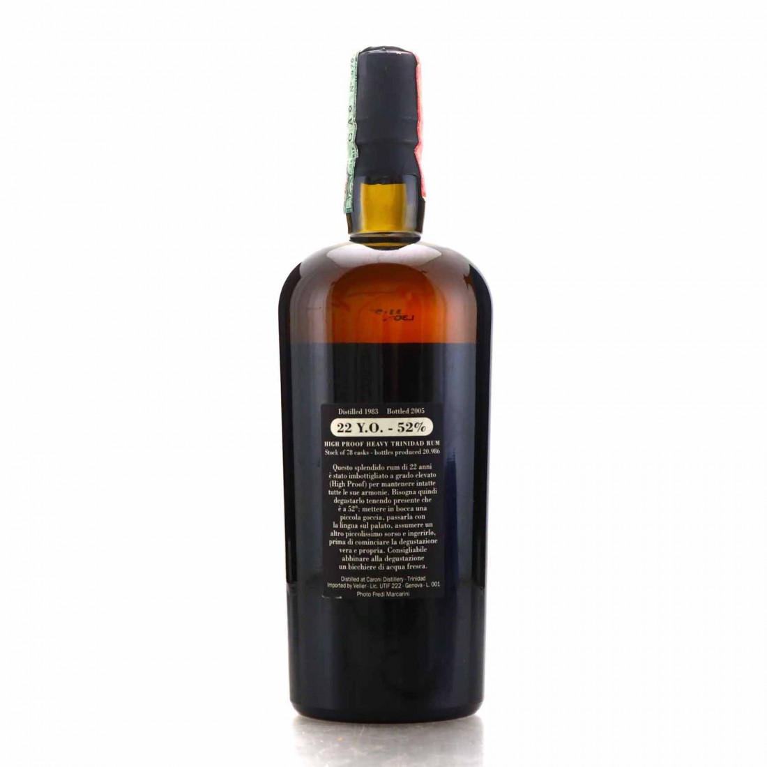 Caroni 1983 Velier 22 Year Old High Proof Heavy | Rum Auctioneer