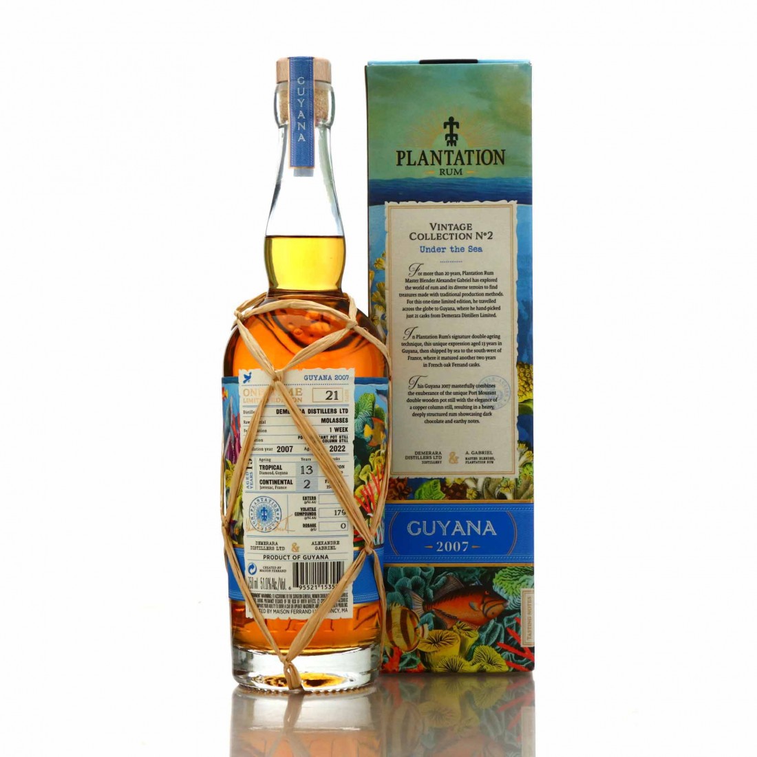 Guyana Rum 2007 Plantation 15 Year Old | Rum Auctioneer