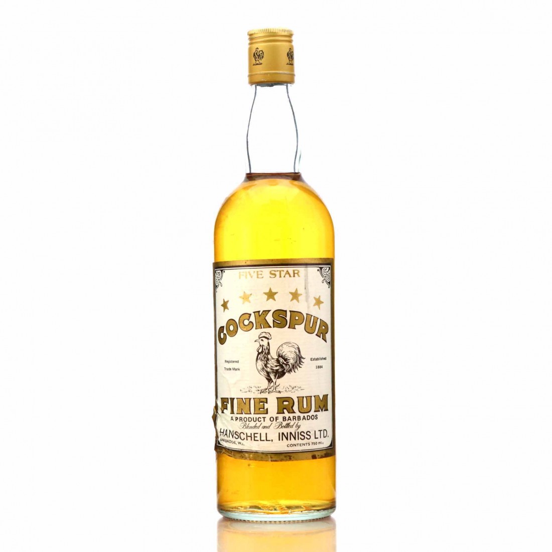 Cockspur Five Star Barbados Rum 1980s Rum Auctioneer