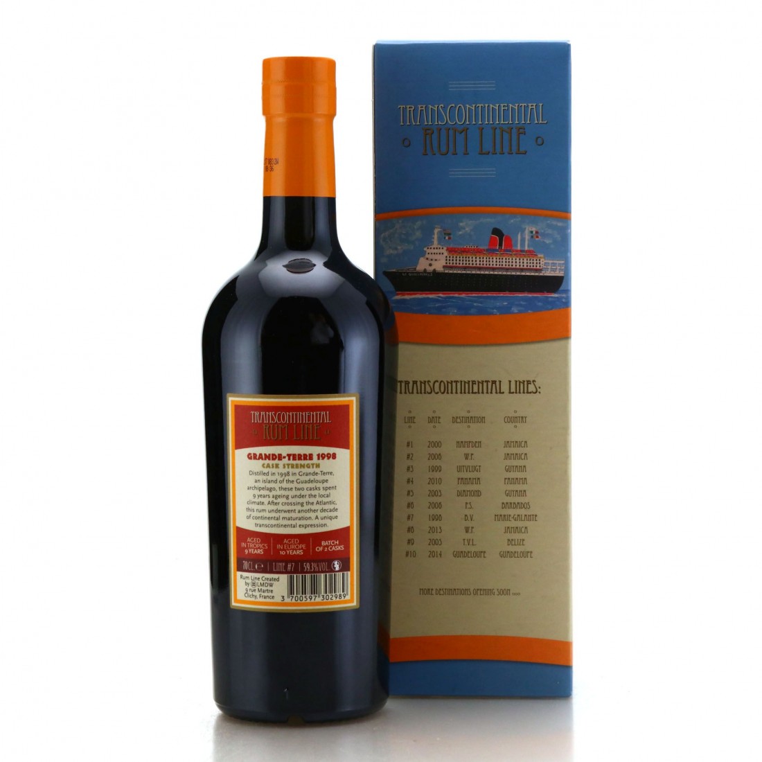 Grande-Terre 1998 Transcontinental Rum Line #7 Cask Strength | Rum ...