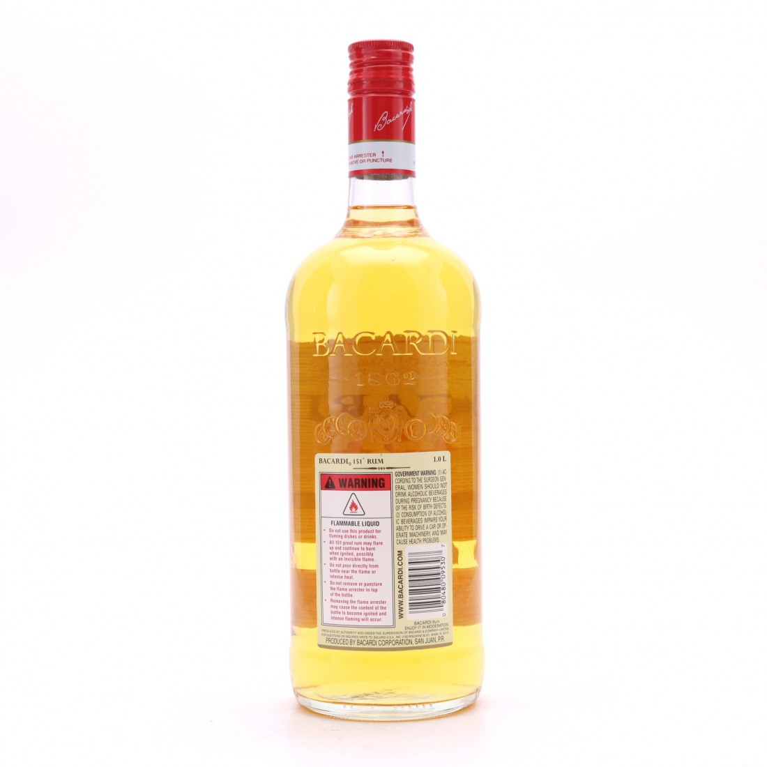 Bacardi 151 Proof 1 Litre / US Import | Rum Auctioneer