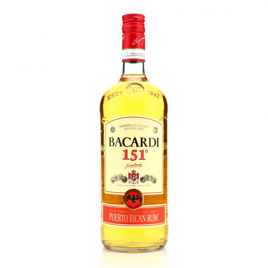 Bacardi 151 Proof 1 Litre / US Import | Rum Auctioneer