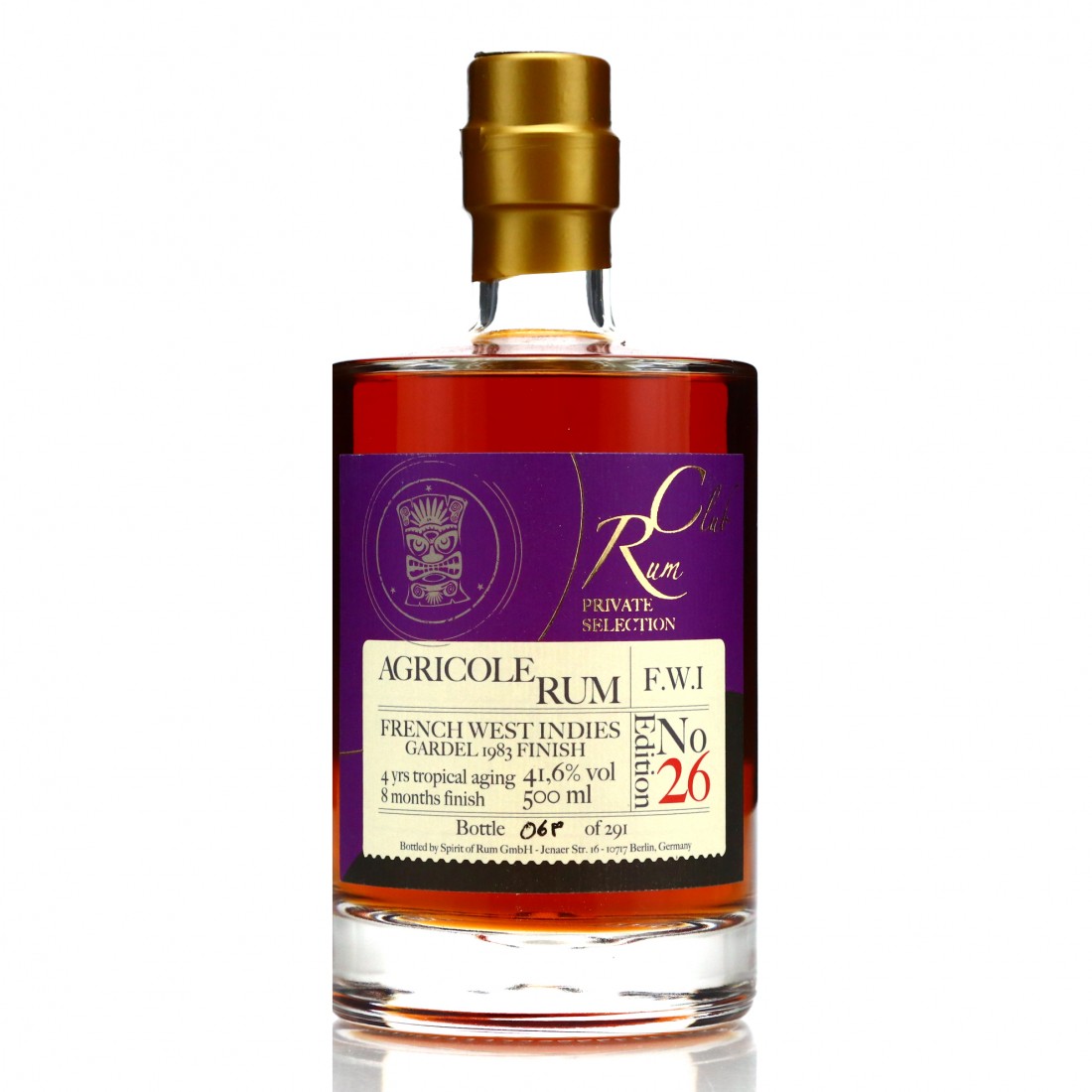 French West Indies Agricole Rum Club Private Selection 50cl | Rum ...