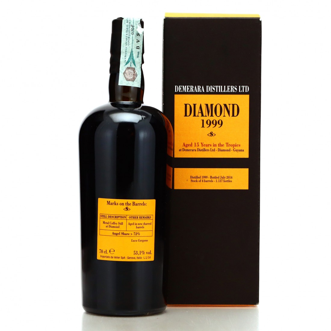 Diamond 1999 Velier 15 Year Old | Rum Auctioneer
