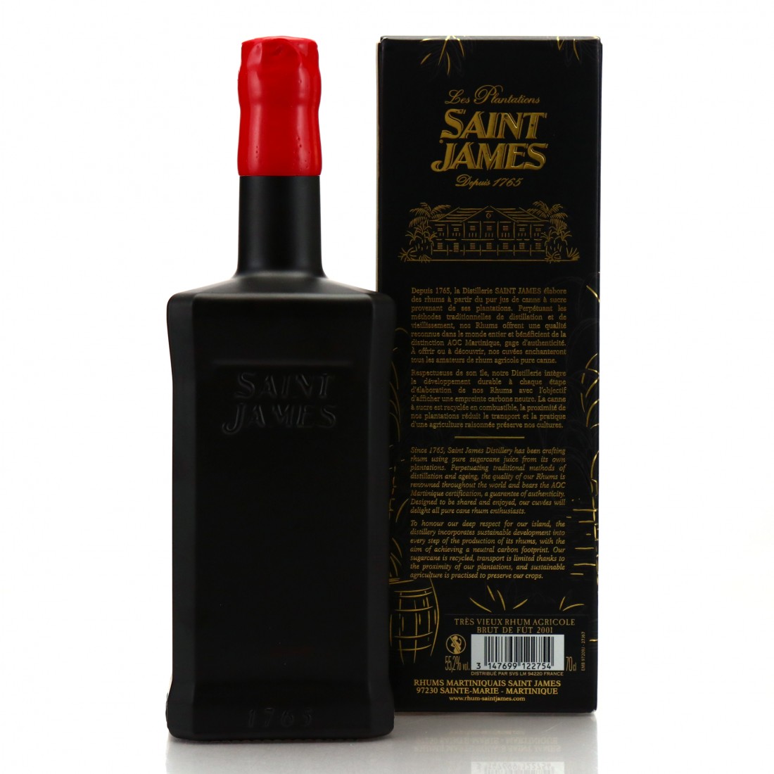 Saint James 2001 Brut de Fut Lot No.1 | Rum Auctioneer