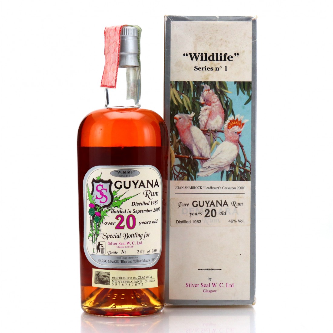 Guyana Rum 1983 Silver Seal 20 Year Old | Rum Auctioneer