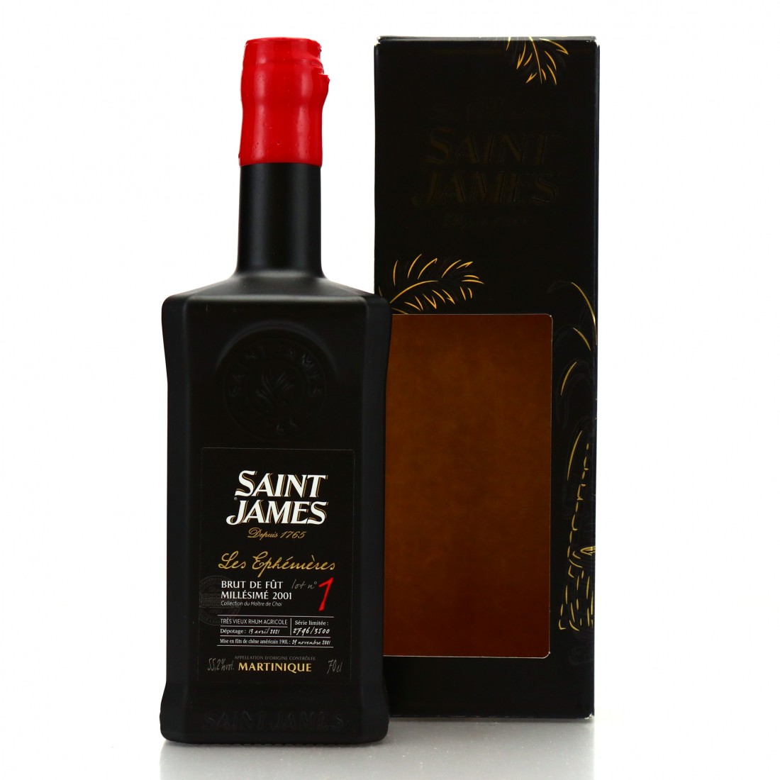 Saint James 2001 Brut de Fut Lot No.1 | Rum Auctioneer