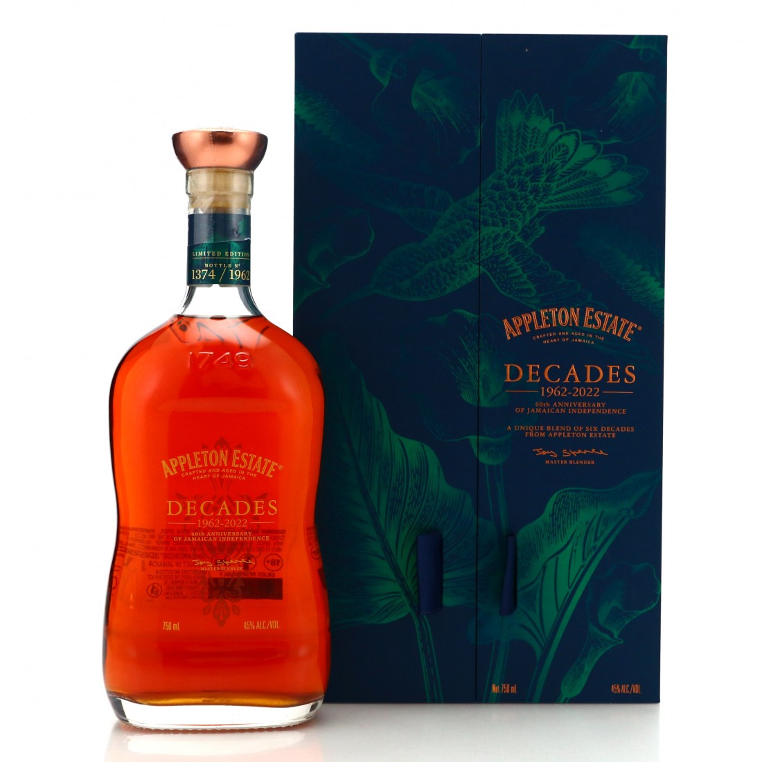 Appleton Estate Decades 60th Anniversary Jamaican Independence 75cl ...