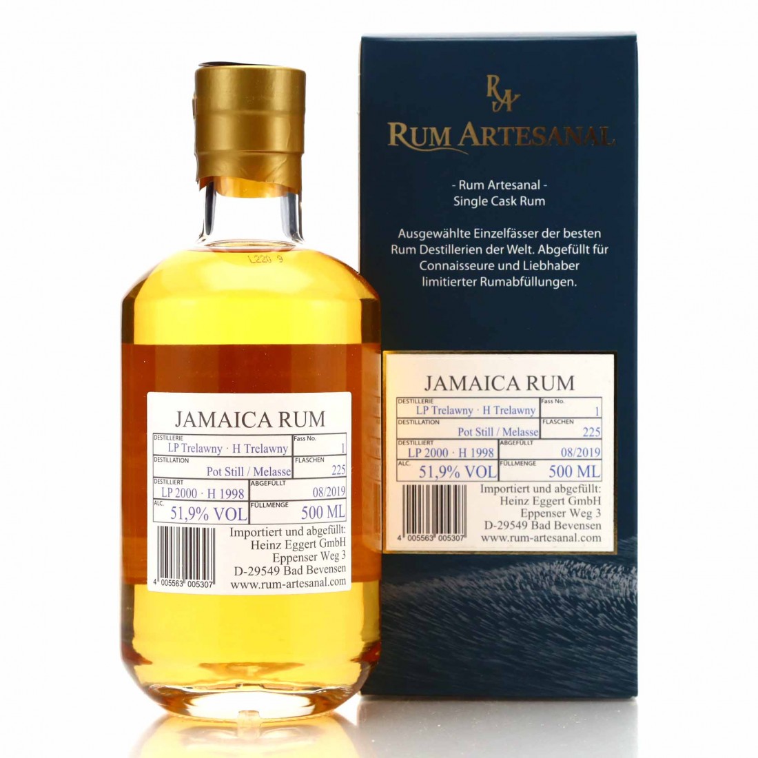 Hampden & Long Pond 'Trelawny Double Cask' Rum Artesanal 50cl | Rum ...