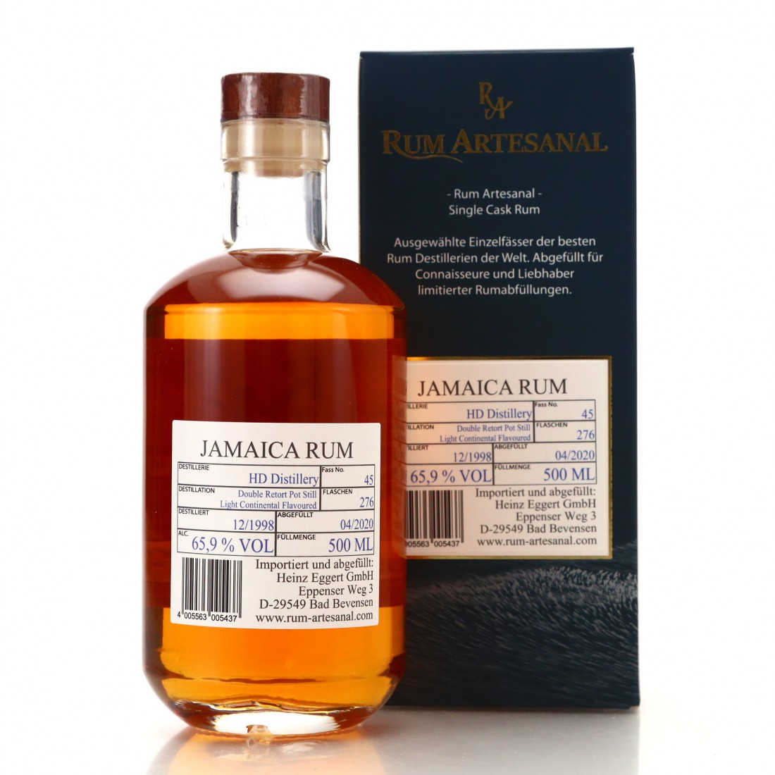 Hampden 1998 Rum Artesanal 50cl | Rum Auctioneer