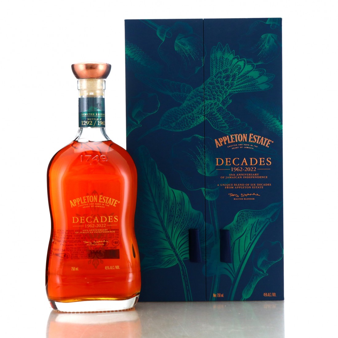 Appleton Estate Decades 60th Anniversary Jamaican Independence 75cl ...