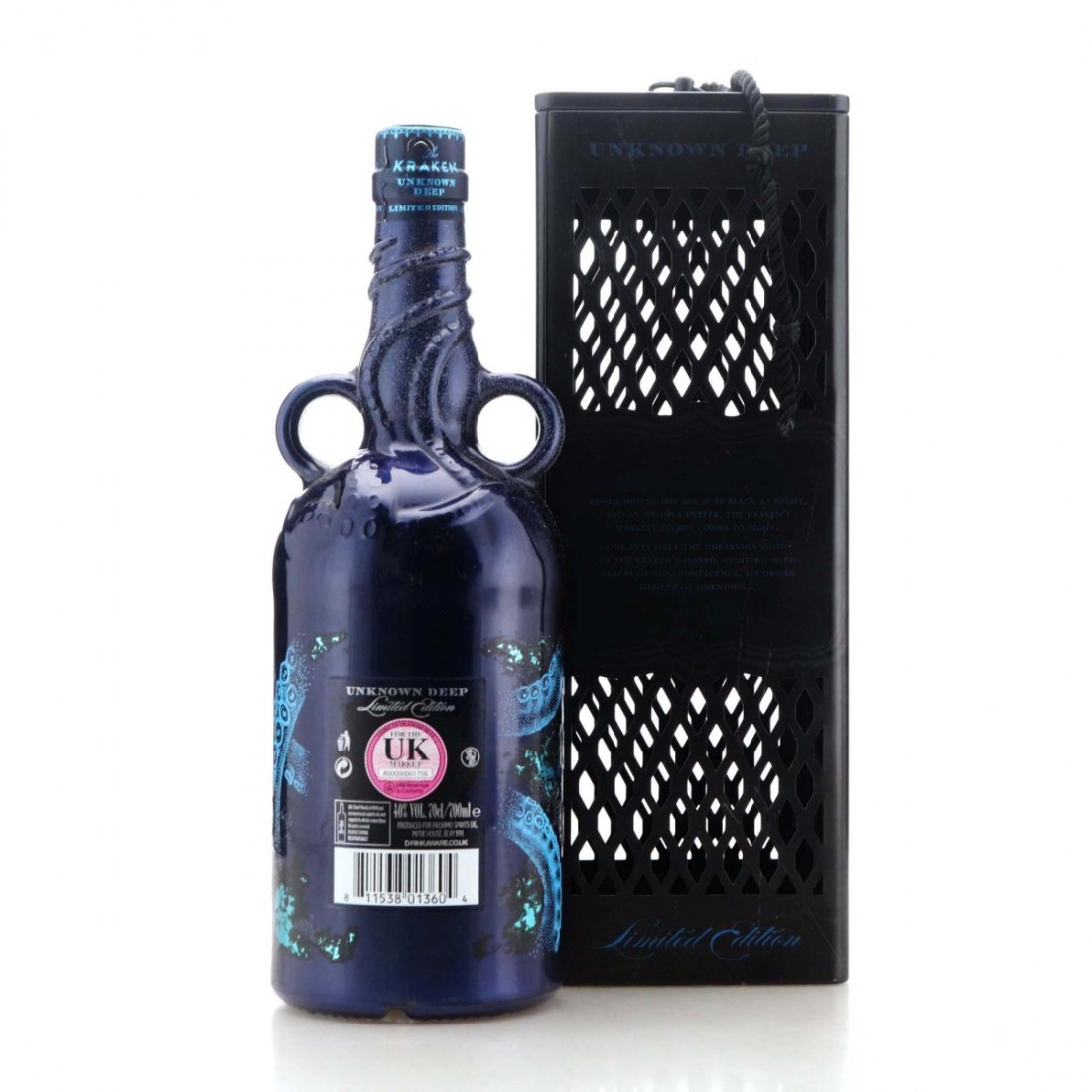 Kraken Black Spiced Rum Unknown Deep Decanter | Rum Auctioneer