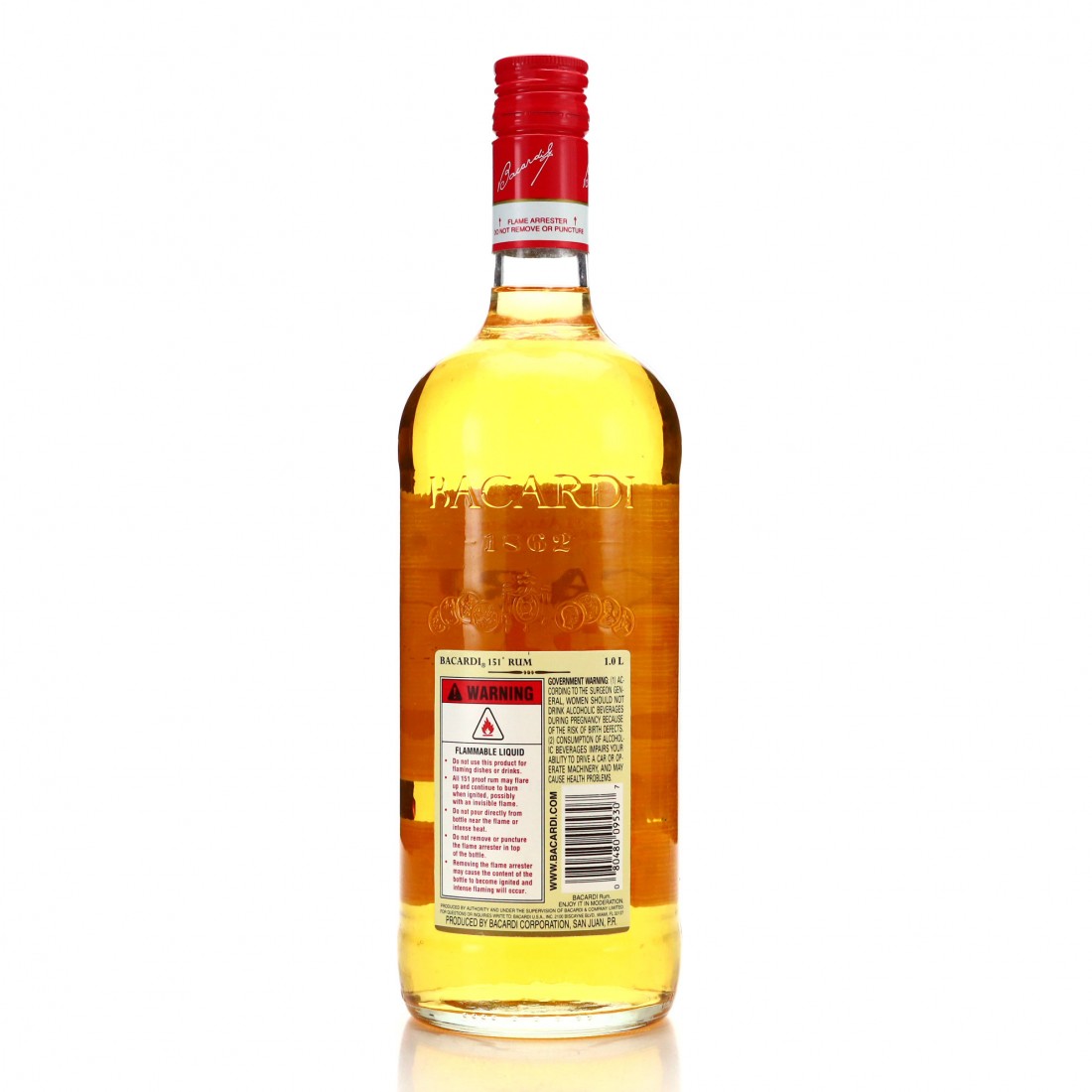 Bacardi 151 Proof 1 Litre pre-2004 / US Import | Rum Auctioneer