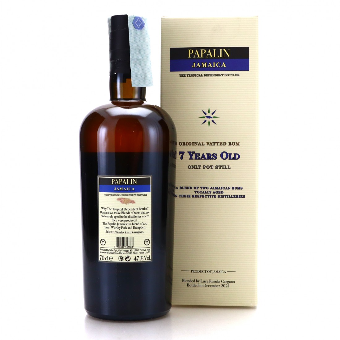 Papalin 7 Year Old Velier Original Vatted Rum 2021 / 47% | Rum Auctioneer