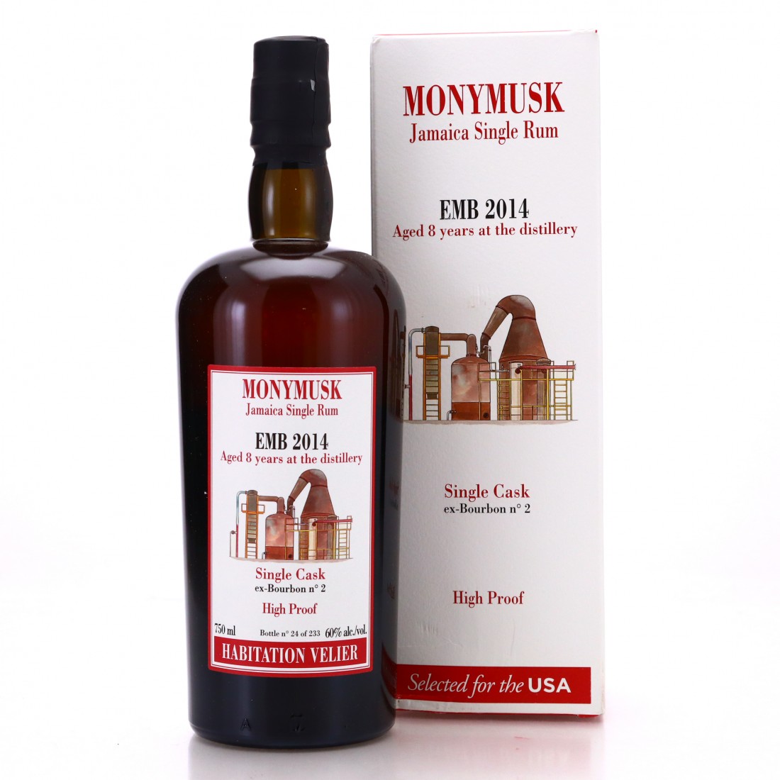 Monymusk EMB 2014 Habitation Velier 8 Year Old Single Cask #2 75cl / US ...