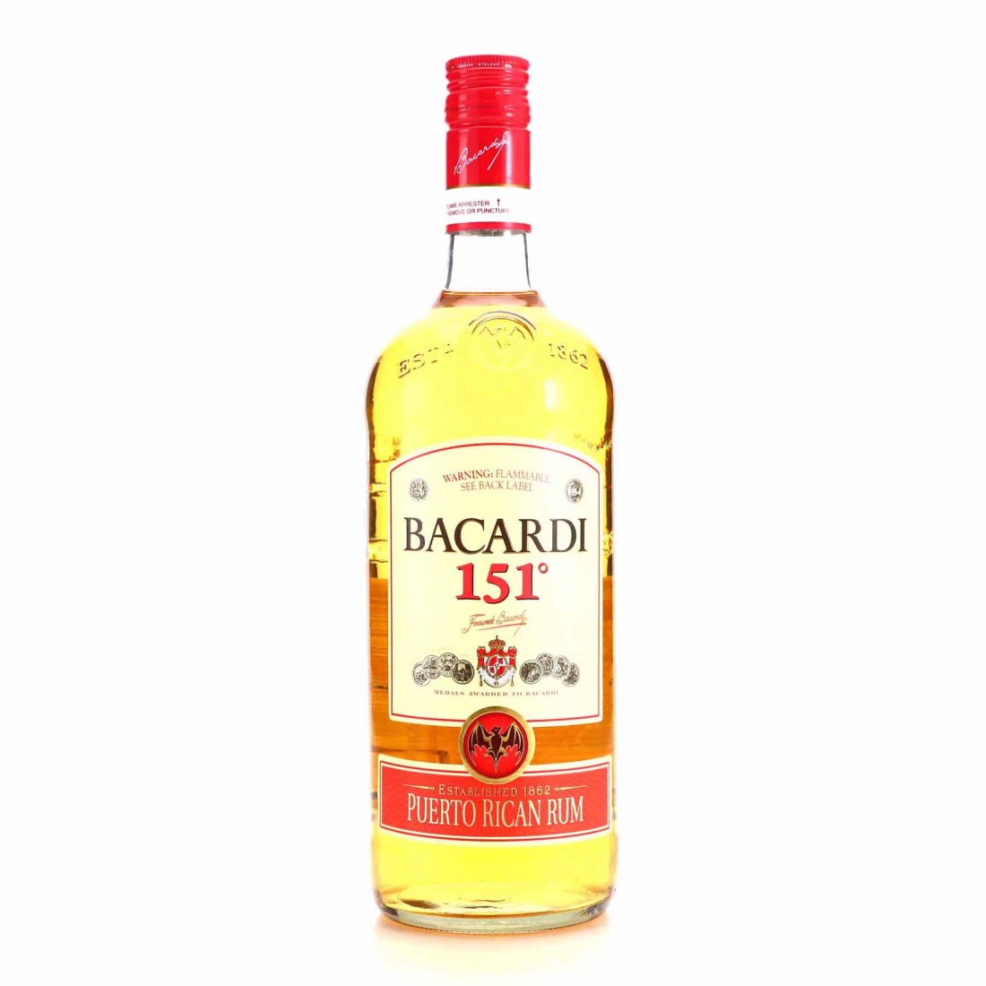 Bacardi 151 Proof 1 Litre pre-2004 / US Import | Rum Auctioneer