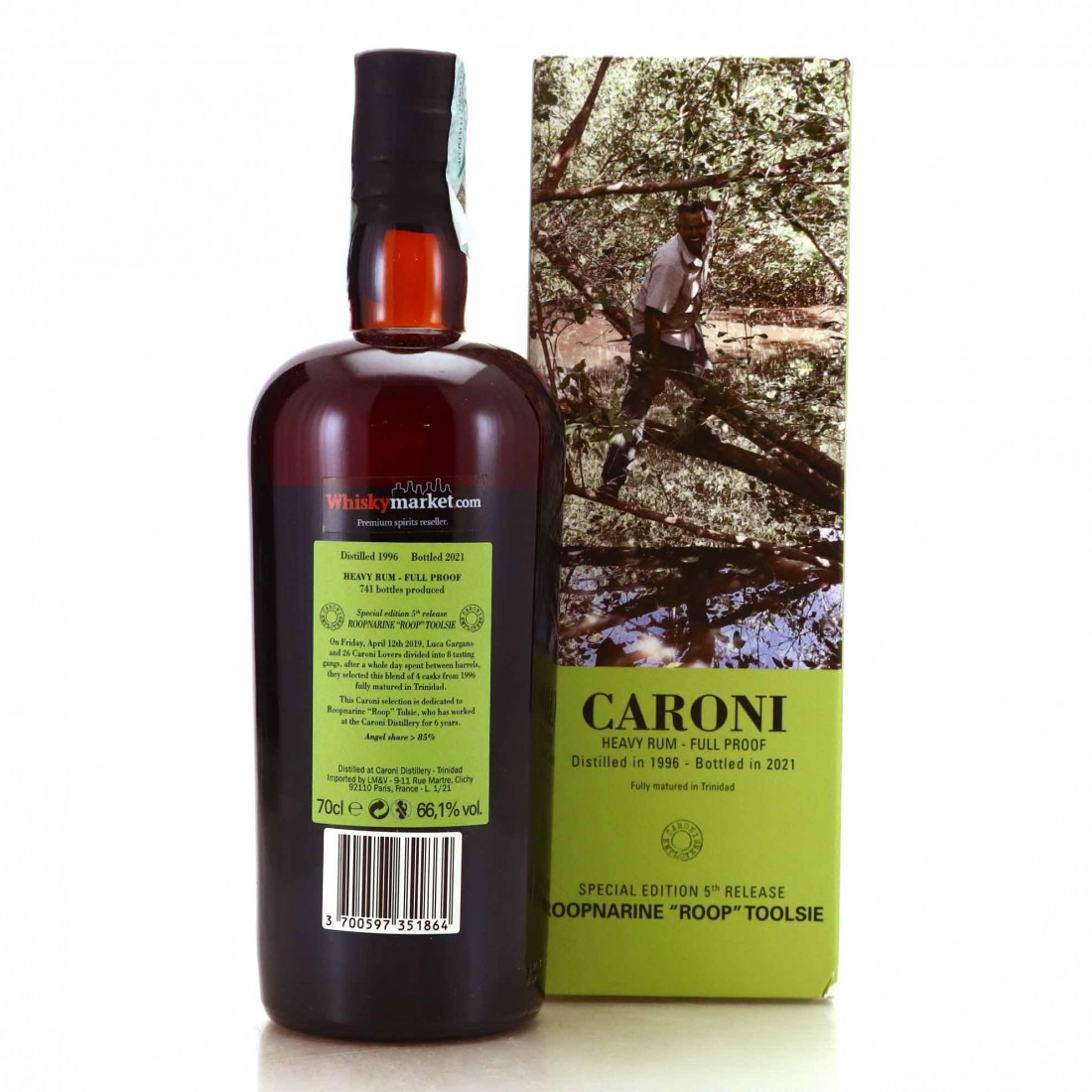 Caroni 1996 Velier Full Proof Heavy / Roopnarine 'Roop' Toolsie | Rum ...