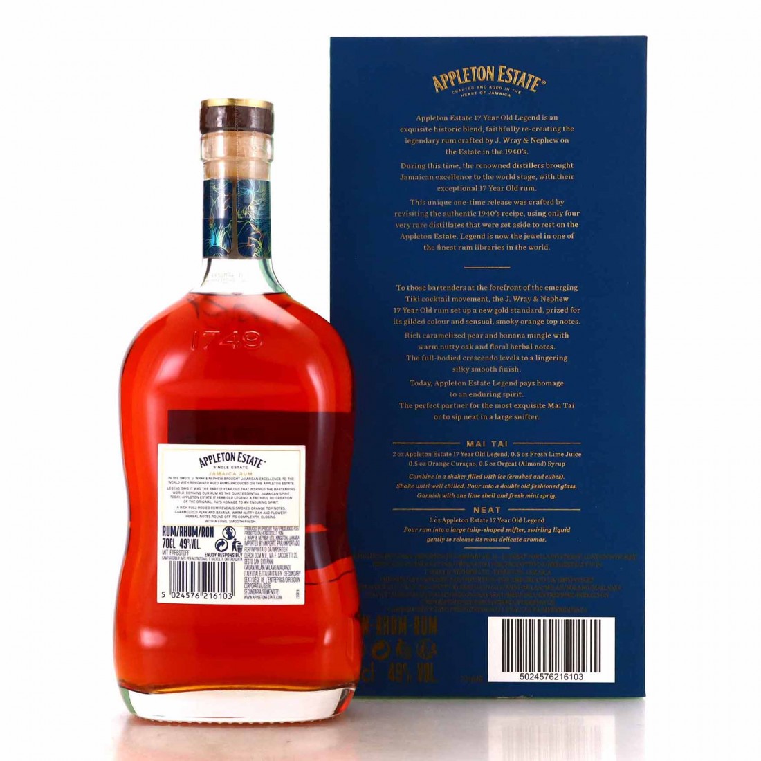 Appleton Estate 2005 Legend 17 Year Old | Rum Auctioneer