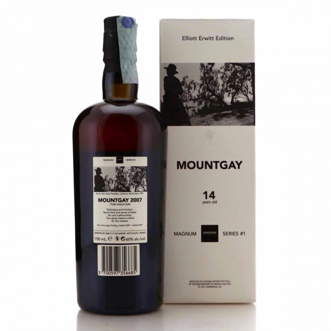 Mount Gay 2007 Velier 14 Year Old Magnum Series #1 / Elliott Erwitt ...
