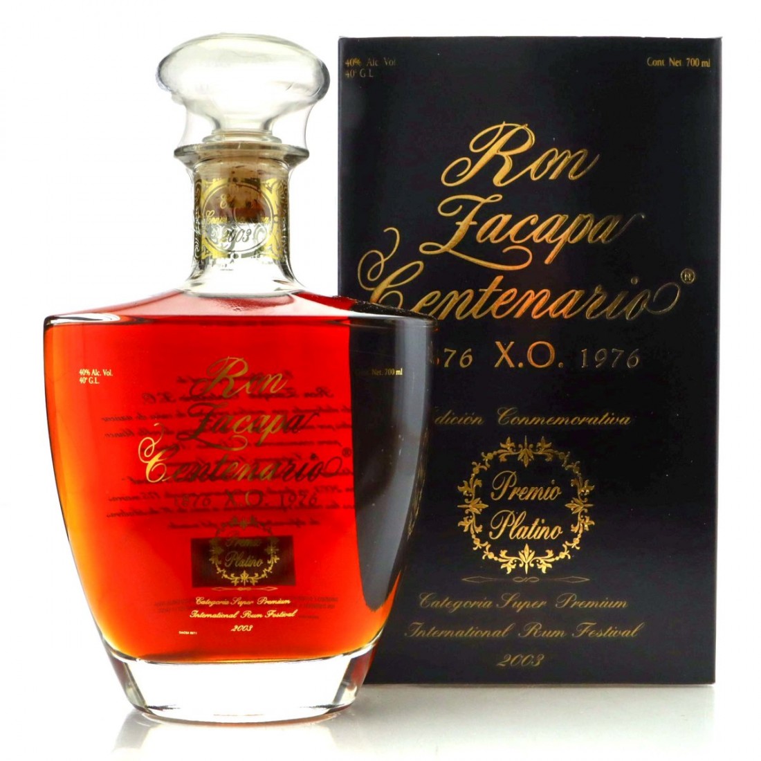 Ron Zacapa Centenario XO Premio Platino Edition | Rum Auctioneer